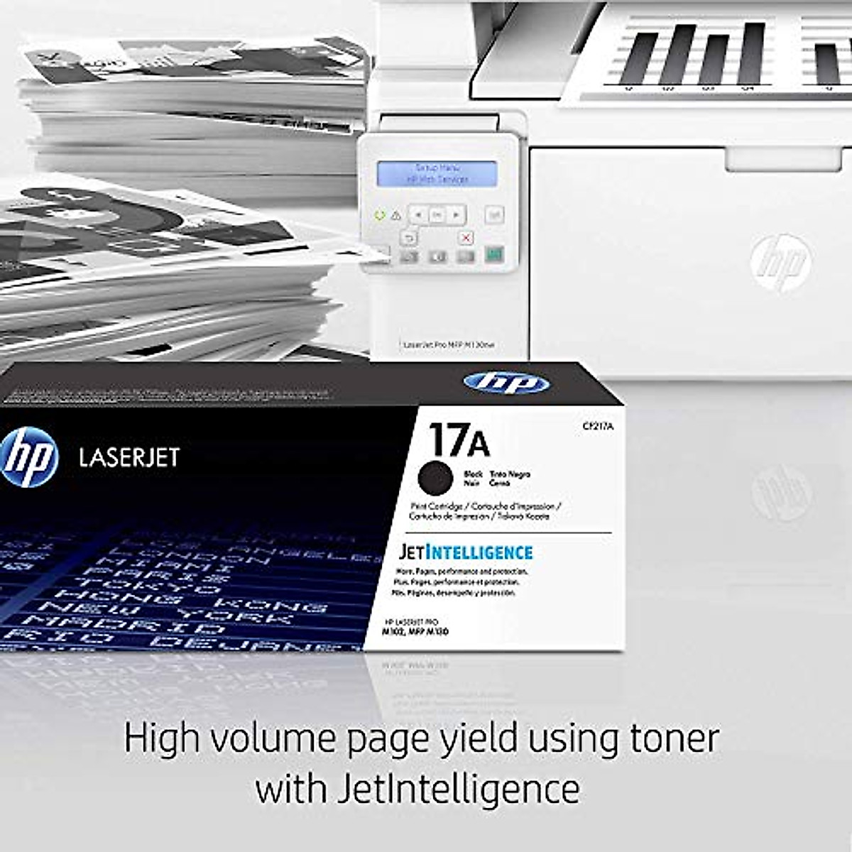 HP LaserJet Pro M130nw All-in-One Wireless Laser Printer, Works with Alexa (G3Q58A). Replaces HP M125nw Laser Printer