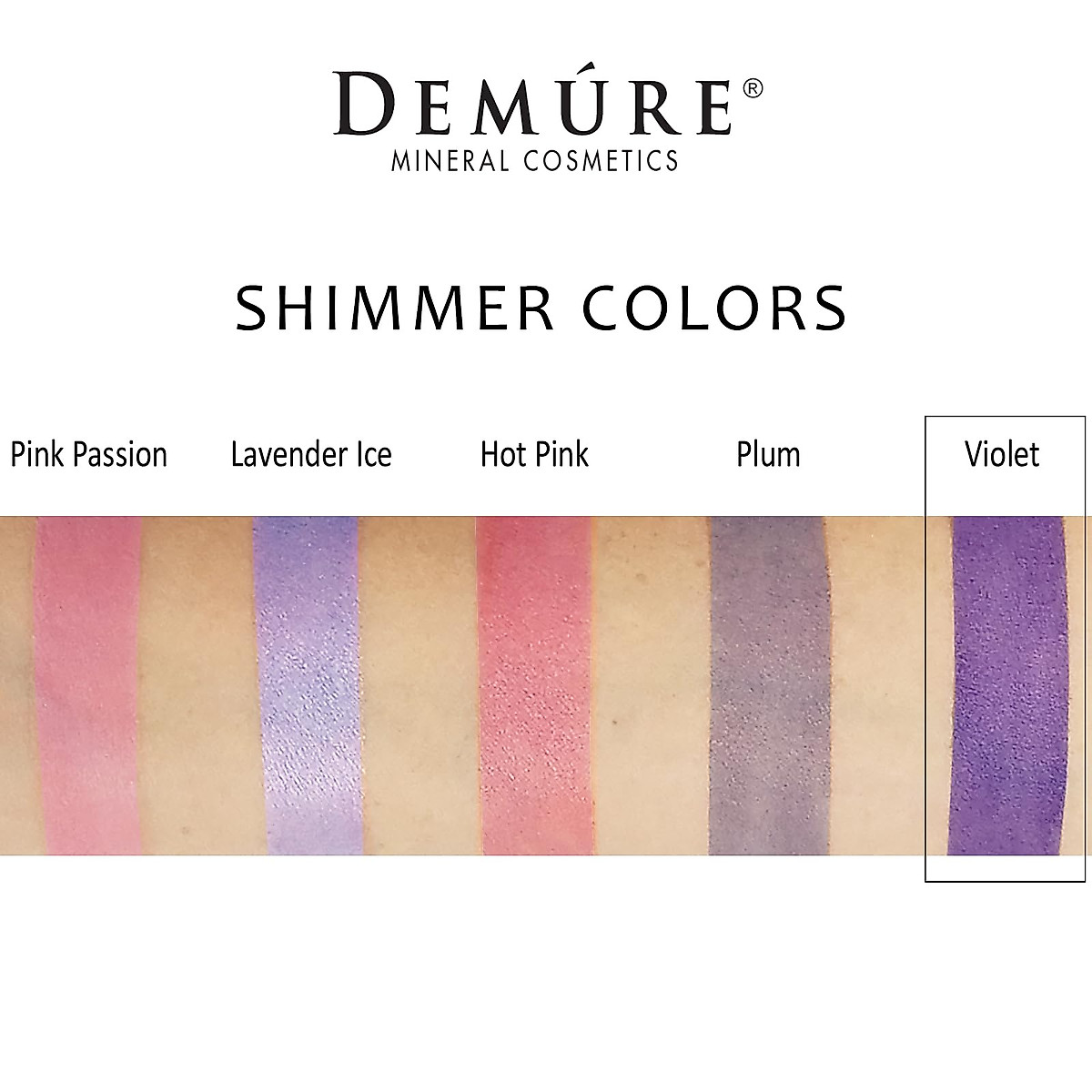 Demure Mineral Make Up (Violet) Eye Shadow, Shimmer Eyeshadow, Loose Powder, Glitter Eyeshadow, Organic Makeup, Eye Makeup, Natural Makeup, Organic Eyeshadow, Natural Eyeshadow, Professional Makeup
