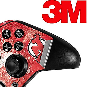 Skinit Decal Gaming Skin compatible with Xbox One Elite Controller - Officially Licensed NHL New Jersey Devils Frozen Design