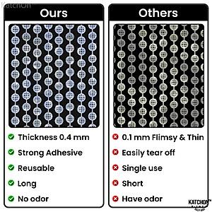 KatchOn, Silver Disco Ball Curtain - XtraLarge, 6.5 Feet, Pack of 2 | Happy New Year Backdrop | Disco Ball Backdrop | Silver Foil Fringe Curtain, Disco Party Decorations | Happy New Year Decorations