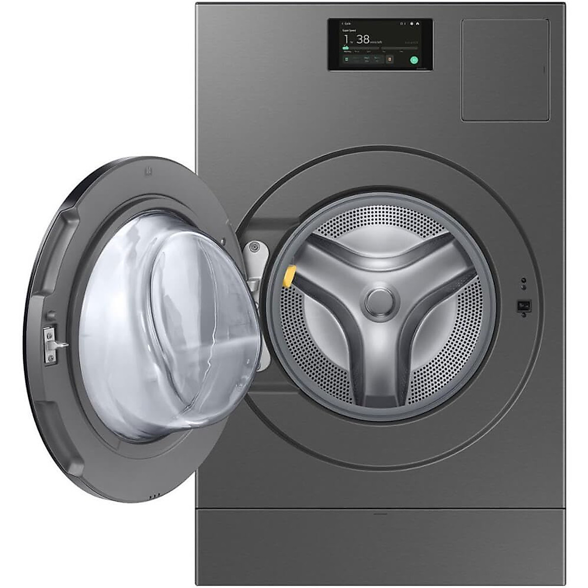 SAMSUNG WD53DBA900HZ Bespoke 5.3 Cu. Ft. Dark Steel Front Load All-in-One Washer/Dryer Combo
