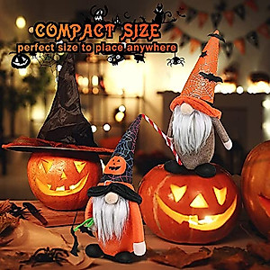ROGENA Halloween Gnomes Halloween Gnome Halloween Home Decor Halloween Indoor Decorations Halloween Decorations