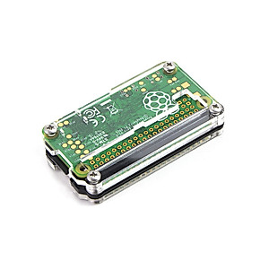 Zebra Zero Case for Raspberry Pi Zero & Zero Wireless ~ Black Ice GPIO by C4Labs