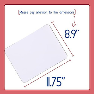 Mr. Pen- Dry Erase Lapboard, 11.75" x 8.9", Double Sided with 3 Dry Erase Markers, Mini Dry Erase Board, White Boards, Dry Erase Board for Kids, Small White Boards for Students, Dry Erase Boards