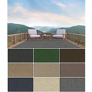 KOECKRITZ Rugs Indoor/Outdoor Hobnail Patterned Rug | Custom-Cut & Made-to-Order