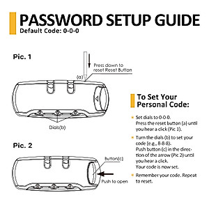 GENTINGBRO Bag with Combination Lock Medicine Lock Bag Travel Bag Lunch Bag Black