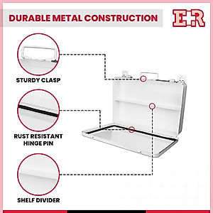 Ever Ready First Aid Metal Case, No.36 – 14” x 10” x 2.5”