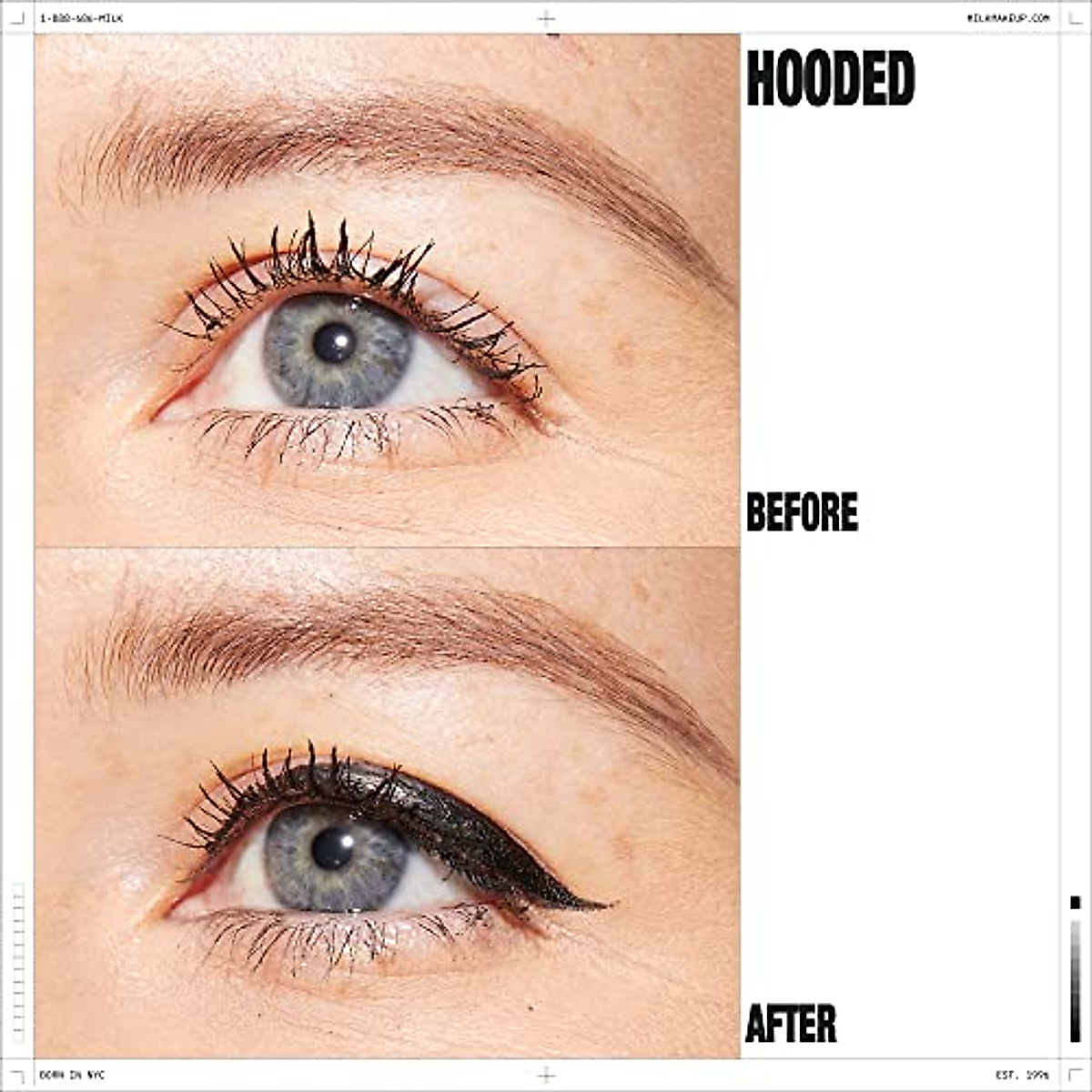 MILK Makeup KUSH Liquid Eyeliner - Waterproof, Smudge Proof, Long Lasting - Vegan, 0.03 Fl Oz