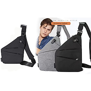 ComShion Shoulder Backpack, Anti-Theft Waterproof Small Sling Bag for Men/Women Chest Backpack,Right-Handed Shoulder Bag for Walking Biking Travel