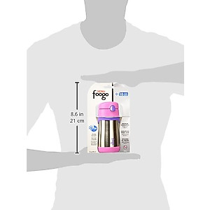 THERMOS Foogo Vacuum Insulated Stainless Steel, Pink/Purple, 10 Oz