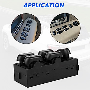 Driver Side Master Power Window Switch 5L1Z14529AA for Ford F150 2004 2005 2006 2007 2008, for Ford Expedition 2003 2004 2005 2006, for Ford Crown Victoria 2003-2008