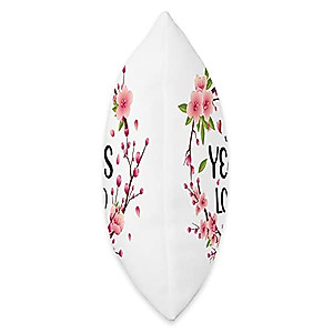 93 Years Old Birthday Gifts for Women and Men Floral Old 93rd Birthday Women 93 Years Loved Throw Pillow, 16x16, Multicolor