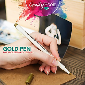 CraftyBook Greeting Card Organizer Box with Dividers - Empty Wooden Card Keeper Envelope Storage Box for 5 x 7in Birthday and Christmas Cards - Stationery Organizer for All Occasion Note and Postcards