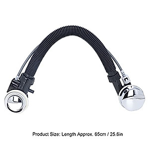 Sink Drain Set with Overflow Pipes, Sink Overflow Head, Sink Overflow Head, Bathtub Overflow Drainer, Concealed Flexible SPA Bathtub Overflow Drain Pipe for Kitchen and Bathroom,