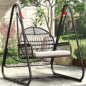 Porch Swing Springs Hammock-Chair Spring - 750Lbs Heavy Duty Suspension Hangers Ceiling Mount Porch Swings (1pc 750Lbs Compact Version)