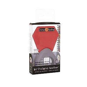 INNOBABY TEETHIN' Smart Birthstone Ring TEETHER - July (Ruby)