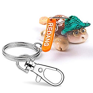 100 Pcs Swivel Snap Hook and Key Rings with Chain and Jump Rings for Keychain Lanyard DIY Jewelry Crafts Accessories(50 Pcs Lanyard Snap Hooks+50 Pcs Keychain Rings with Jump Rings)