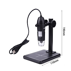 Handheld Digital Microscope Accessories 1600X USB Digital Microscope 8 LEDs 2MP Electronic Microscope Zoom Camera Magnifier Lift Stand Adapter Microscope Accessories