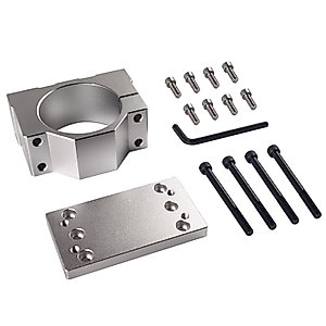 65mm Diameter Aluminum CNC Spindle Holder Mount for AnoleX CNC Router Machine 3020-Evo/ 3030-Evo Pro/4030-Evo Ultra