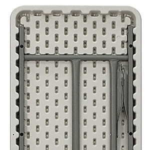 Flash Furniture Elon 6-Foot Granite White Plastic Folding Training Table