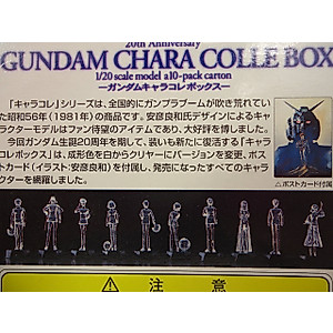 Gundam 20th Anniversary 1/20th Scale Character Model (10 Pack) by Bandai