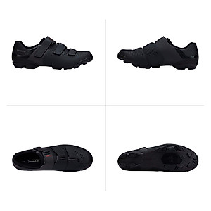 Shimano SH-XC100 Men's Indoor and Outdoor Cycling Performance Shoe, Black, 11 - 11.5 Men (EU 46)