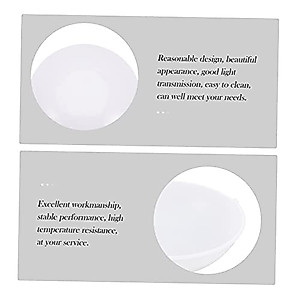 ORFOFE 5pcs Ceiling Lamp Shade Globe Ceiling Light Round Chandelier LED Lanterns Ceiling Lamp Lampshade Glass Floor Lamp Shade Alabaster Glass Shade Ceiling Lamp Shades Ceiling Lampshades