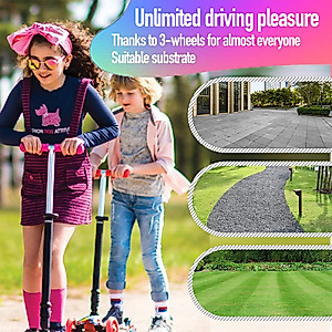 Kids Scooter - Toddler Scooter for Kids 3-6 Adjustable Height -3 Wheel Scooter for Kids Ages 3-5 Boys & Girls- Kids Three Wheel Scooter with Light Up LED Wheels Made for Stable Ride (Purple-Pro)