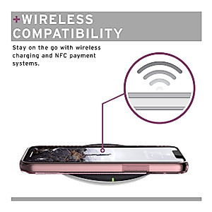 [U] by UAG Designed for iPhone 12 Case/iPhone 12 Pro Case [6.1-inch screen] Lucent Slim Fit Lightweight Stylish Transparent Impact Resistant Protective Phone Cover, Dusty Rose