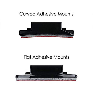 Sametop Helmet Adhesive Sticky Mounts Flat Curved 3M Mount Compatible with GoPro Hero 11, 10, 9, 8, 7, 6, 5, 4, Session, 3+, 3, 2, 1, Hero (2018), Fusion Max Cameras