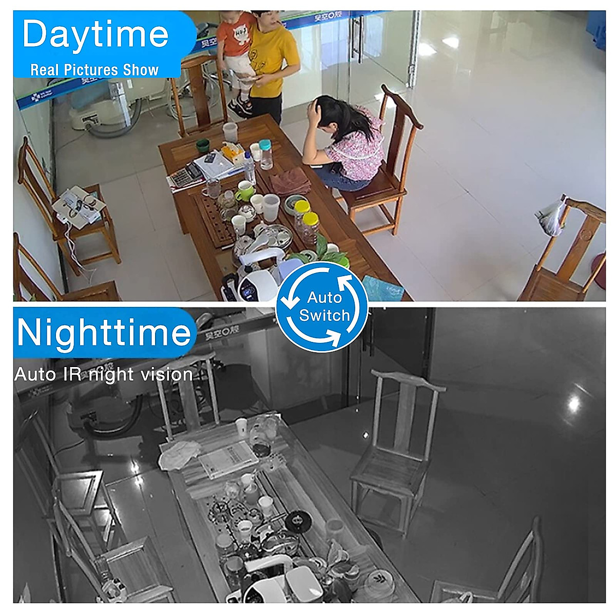 Lymoc Wireless Camera 1080P,Mini WiFi Camera Kids Pets Camera with Motion Detection Night Vision for Home Office Security,Phone Cameras for Surveillance - Size:1.5 x 1.5 x 1.5 inches