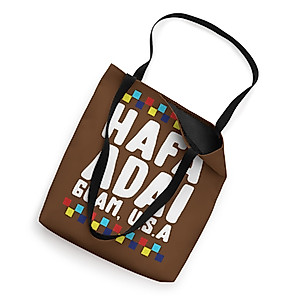 Christmas Hafa Adai Guam USA Hello Guam Vacation Trip Souven Tote Bag