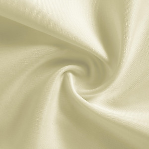 Utopia Home [24 Pack, Ivory] Cloth Napkins 17x17 Inches, 100% Polyester Dinner Napkins with Hemmed Edges, Washable Napkins Ideal for Parties, Weddings and Dinners