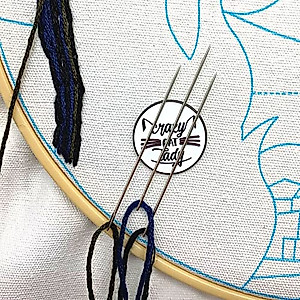 3 Pieces Magnetic Bee Kind Themed Needle Minders for Needlework, Cross-Stitch, Quilting and Embroidery