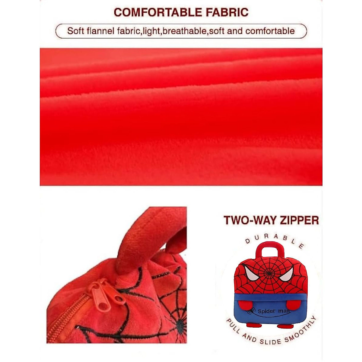 Travel Bag Pillow Blanket 3 in 1 for Kids and Children 0-15 Years, Plush Pillow Blanket, Travel Blanket for Kids, Travel Pillow Bag Plush Blanket, Plush Pillow Bag That Turns into a Blanket