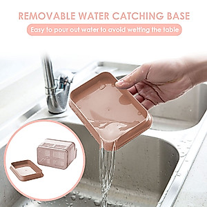 Rehomy Chopsticks Holder, Spoon Fork Holder Draining Storage Rack Kitchen Utensil Organizer