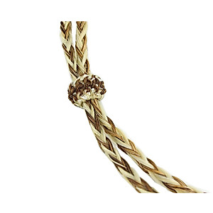M&F Western Products Womens 0296232 Blonde/Braided Horse Hair Tassel Stampede String