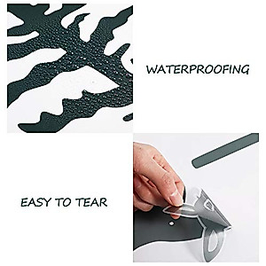 Nursery Wall Decal Forest Deer Pine Trees Wall Decal Woodland Vinyl Wall Sticker for Kids Babies Room Nursery Decoration (15.7 x 35.4 Inch)