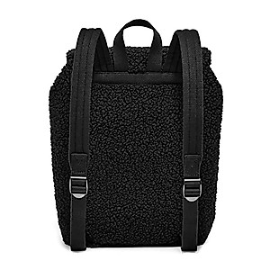 UGG womens Inara Sherpa Backpack, Black, One Size US
