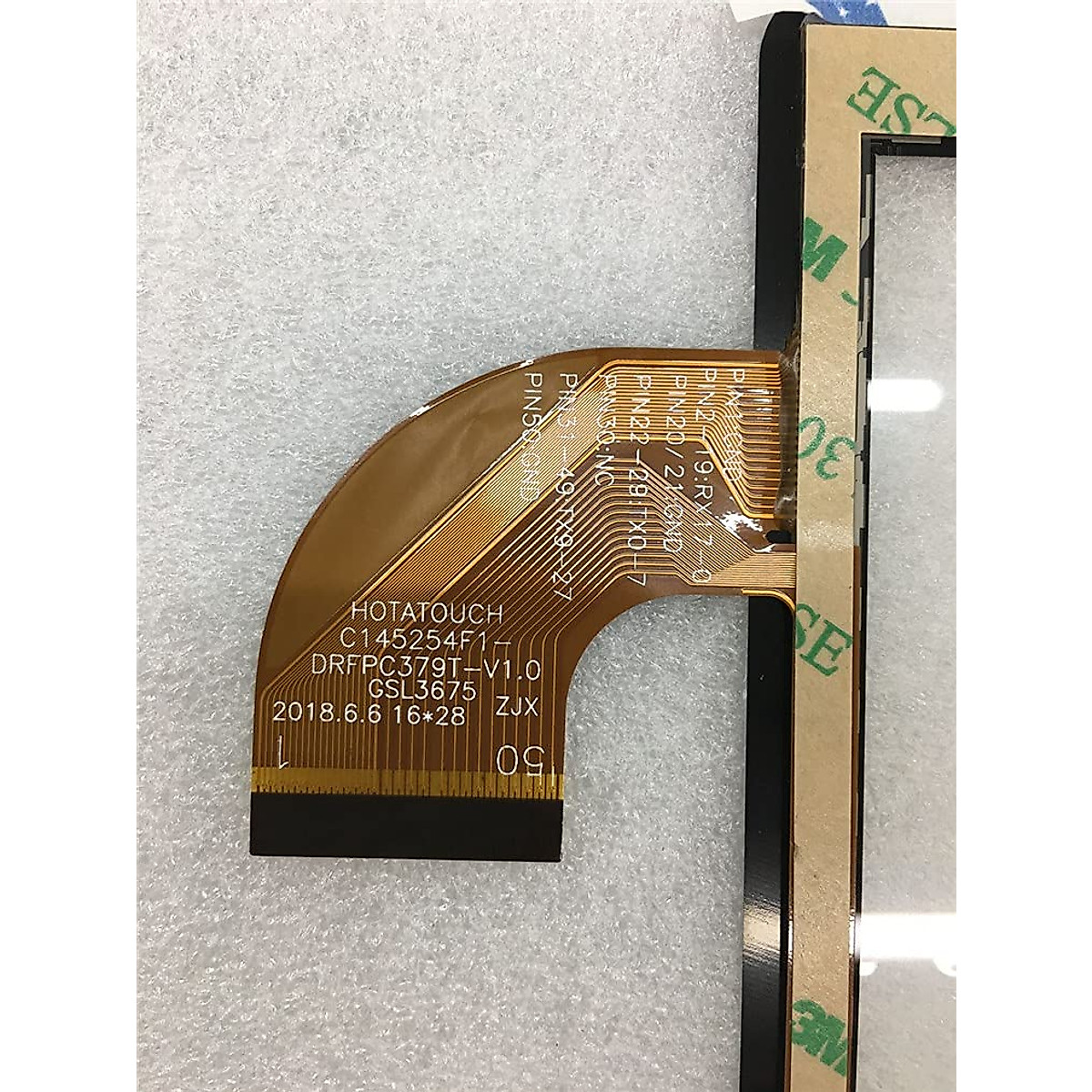 1PC for 10.1" Flat Panel Touch Screen Touch Panel External Screen C145254F1-DRFPC379T-V1.0 (White)