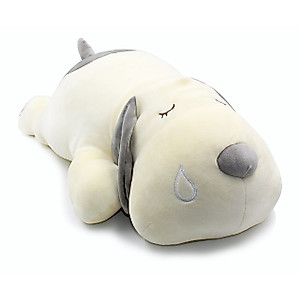 Vintoys Very Soft Dog Big Hugging Pillow Plush Puppy Stuffed Animals Gray 23.5"