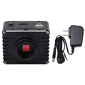 Industrial Microscope Camera, Aluminum Alloy Image Comparison Industry Camera HD Real Time Output for Research