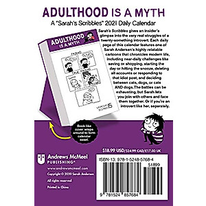 Sarah's Scribbles 2021 Deluxe Day-to-Day Calendar: Adulthood Is a Myth