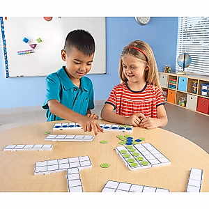 Learning Resources Connecting Ten-Frame Trays, 165 Pieces