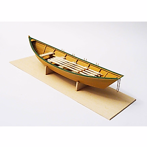 Model Shipways Lowell Grand Banks Dory 1:24 - MS1470CB - Wooden Model Ship Kit to Assemble - Level 1 Model Building Kit - Craft Kit for Adults - Includes All Tools Needed