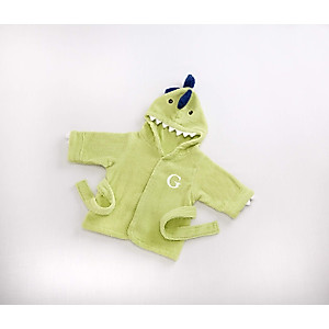 Baby Aspen "Splash-a-Saurus Dinosaur Hooded Towel Robe, 0-9 Months