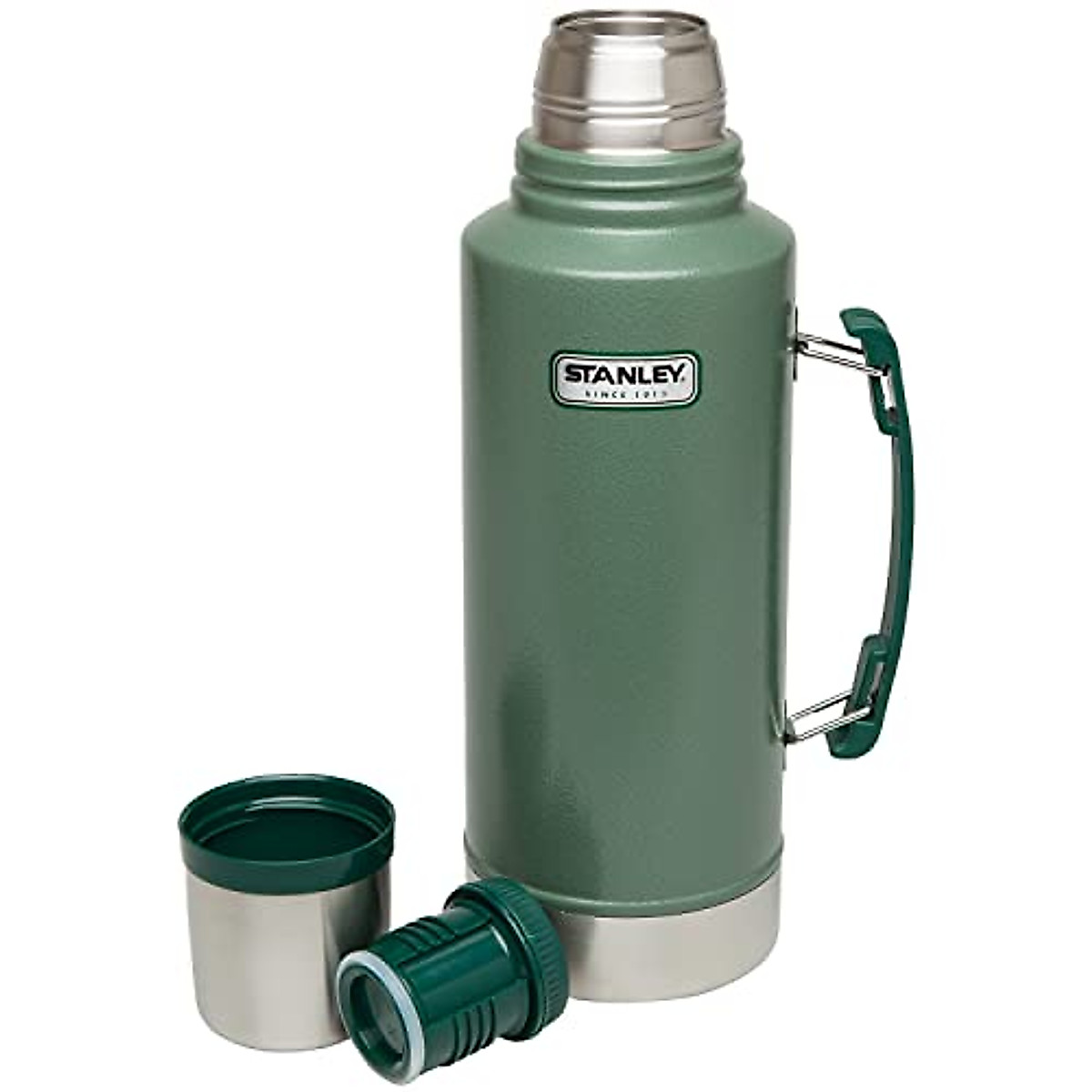 Stanley Classic Hammertone Green Vacuum Bottle 2QT