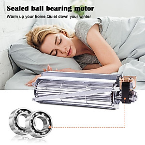 Hiorucet BLOT BLOTMC Replacement Fireplace Blower Fan KIT for Monessen, Hearth Systems, Martin, Majestic, Hunter. Ball Bearing, Quiet, High Air Flow.