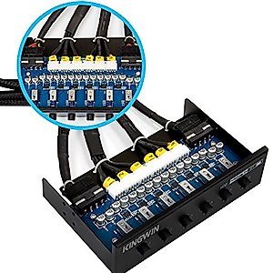 Kingwin Hard Drive Power Switch Module for 2.5 inch/3.5 inch SATA HDD/SSD. Optimized for SSD, Power On or Off HDDs as Wish, Controls up to Six HDDs, and Provide Longevity to Your Hard Drives