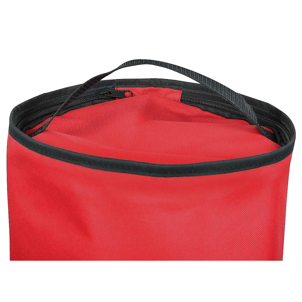 Primode Wrapping Paper Storage Bag | Wrapping Paper Organizer Under Bed for Storing Multiple Rolls of Gift Wrap, 40” Length Container Constructed of Durable 600D Oxford Material (Red)